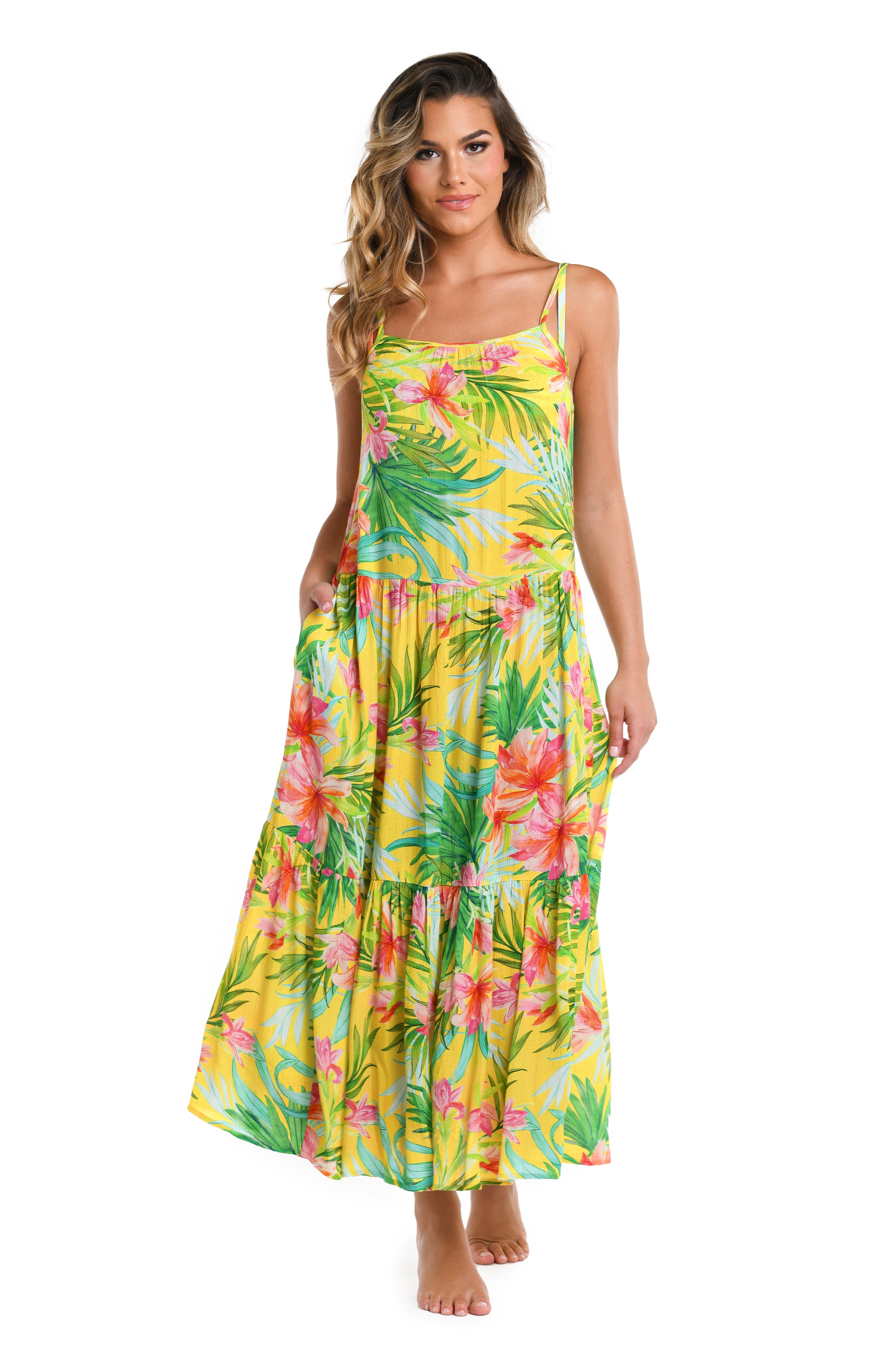 Calypso Bloom Tiered Maxi Dress - FINAL SALE